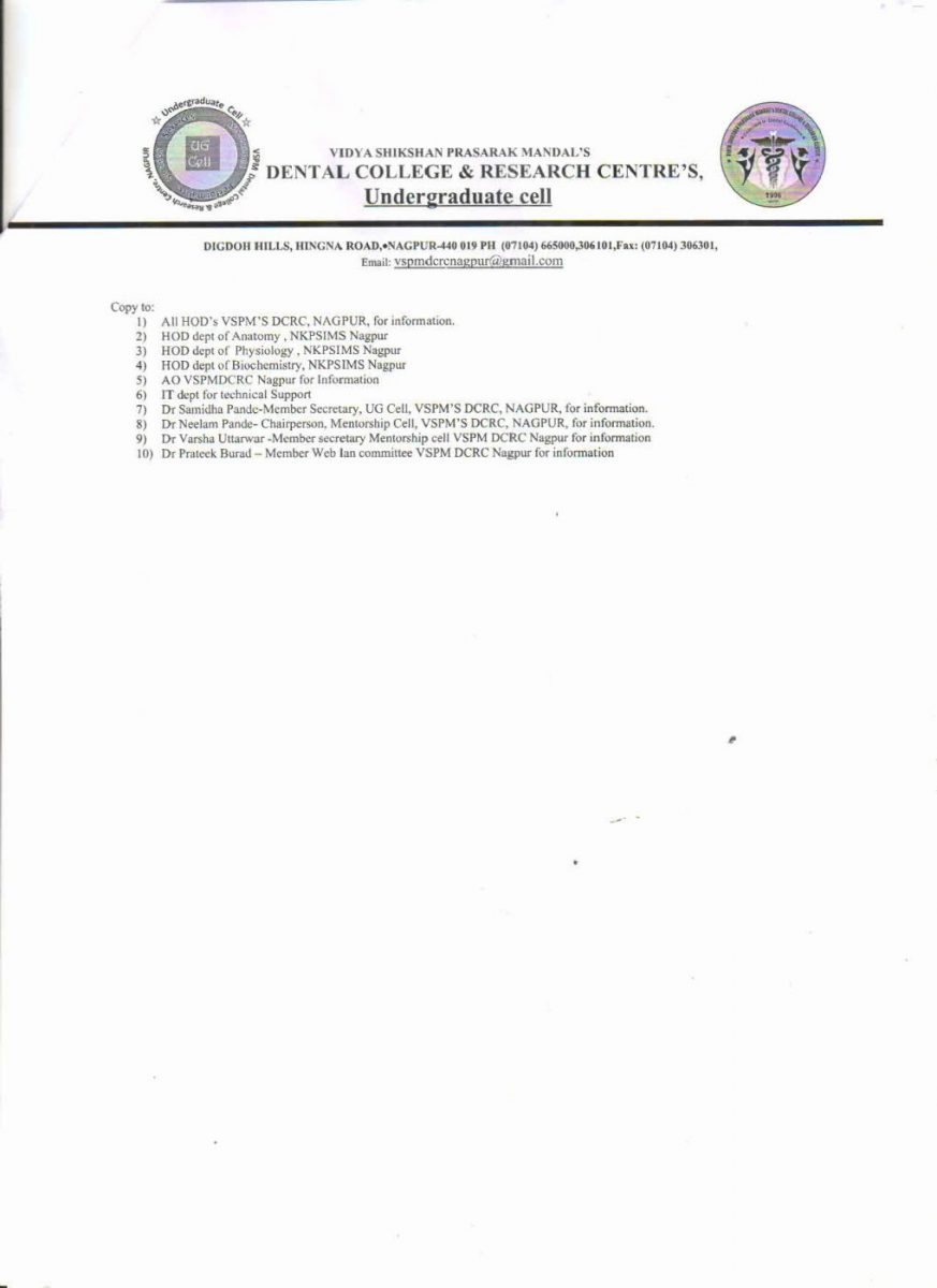 Soft Skills Program “LIFE” for First BDS Students-3rd January 2023 – RD Dental College