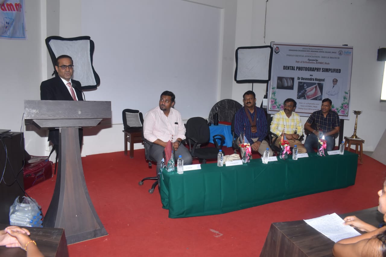 Dr. Devendra Nagpal was the Resource person for 2 day Hands-on workshop on “Dental Photography ...