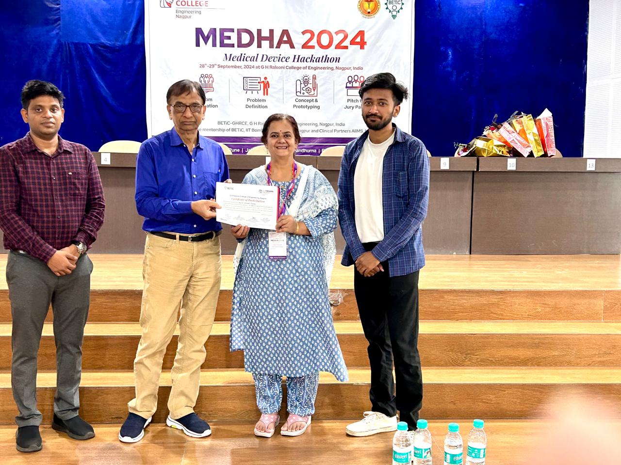 Dr. Neelam Pande presented a project at ‘Medical Device Hackathon-MEDHA ...
